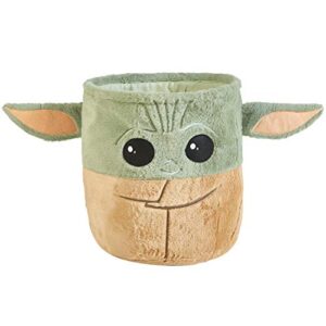 idea nuova star wars: the mandalorian, the child figural plush laundry storage hamper, 12"" wx15 h (wk330470)