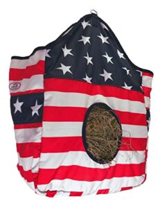 tahoe tack large patriotic 1200d horse hay bag with extra wide gusset and 6 month warranty