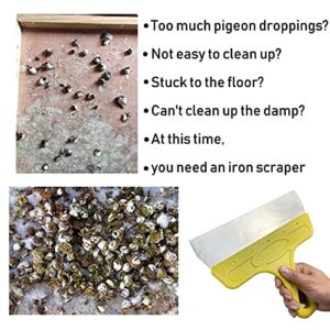 SRRPSPIGEON Pigeon droppings Scraper Bird droppings Clean Pigeon Home nest Cleaning Scraper Straight Pigeon loft Tool