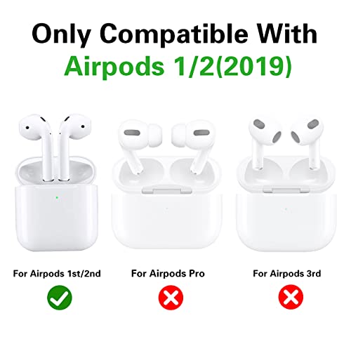 Oqplog for Airpod 2/1 for AirPods Case 3D Cute Fun Cartoon Fashion Funny Character Air Pods 2&1 Cover Design for Girls Women Teen Boys Kids Unique Kawaii Trendy Animal Soft Silicone Cases – Bad Guy