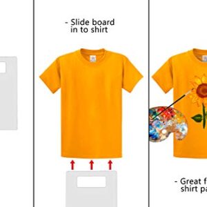 Marketing Holders Shirt Folding Boards 10"w x 12"h Acrylic Clear T Shirting Painting Organize Laundry Neat Creaser for T Shirts Polo Shirts