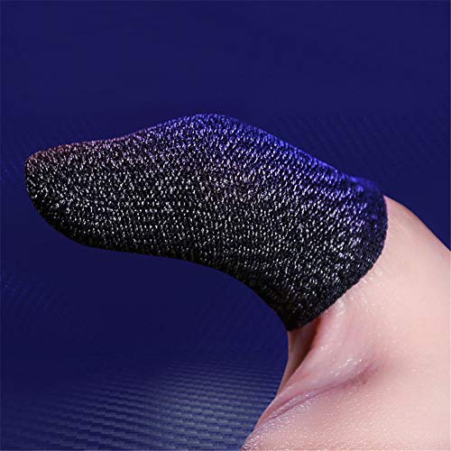 Mobile Game Controller Finger Sleeve Sets [12 pcs],Anti-Sweat Breathable Touchscreen Finger Sleeve for Mobile Phone Games