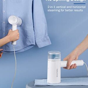 BEAUTURAL Steamer for Clothes, Foldable Handheld Clothing Wrinkles Remover for Garments, 30-Second Fast Heat-up, Portable Fabric Steamer for 120V Countries, Not for Use in 220V Such as Europe