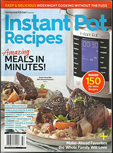 INSTANT POT RECIPES MAGAZINE, AMAZING MEALS IN MINUTES ! SPECIAL EDITION, 2020