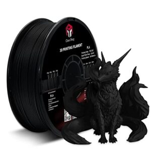 1kg pla black filament 3d printer filament/consumables,pla filament 1.75mm,dimensional accuracy+/- 0.02 mm,1 kg(2.2lbs)/spool (1pack)