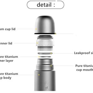 LSXX Thermoses Vacuum Insulated 17 Ounce Compact Stainless Steel Beverage Bottle (500 ml/17 OZ, Stainless steel)