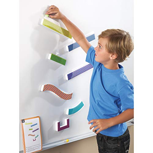 Learning Resources Dive Into Shapes! A Sea & Build Geometry Set, 129 Piece, Ages 6+ & Resources Tumble Trax Magnetic Marble Run, STEM Toy, 28 Piece Set, Ages 5+,Multi-Color,5"