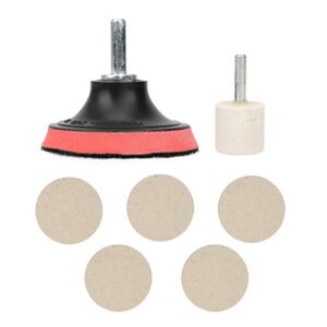 glass polishing kit car windscreen glass scratch remover 100g cerium oxide powder polishing kit wheels set polish pads