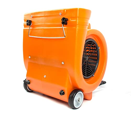 Generic 3-Speed Air Mover 1.3HP 5000 CFM Powerful Floor Blower Carpet Dryers Janitoral Floor Dryer with Telescopic Handle, Wheels