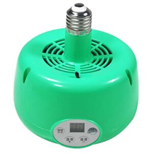 doitool pets heat lamp adjustable temperature chicken coop heater fan pet brooder lamps for lizard turtle aquarium snake green