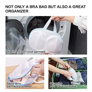 3 Pack Honeycomb Mesh Laundry Bags for Delicates - Premium Durable Lingerie Bag for Travel Storage Organization