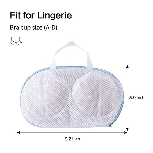 3 Pack Honeycomb Mesh Laundry Bags for Delicates - Premium Durable Lingerie Bag for Travel Storage Organization