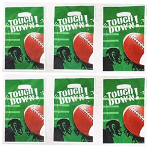 oringaga 50 pcs football theme plastic bags/souvenir gift bags/gift bags party supplies bags party supplies decoration suitable for football theme parties