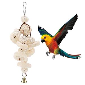 Bird Hanging Toys Loofah pet Toys and Target Audience keywordsbirds cat Tree Chicken coop pet Toys and Target Audience keywordsbirds Parrots Standing Swing Chewing Toy Climbing Ladder Pet Parakeet