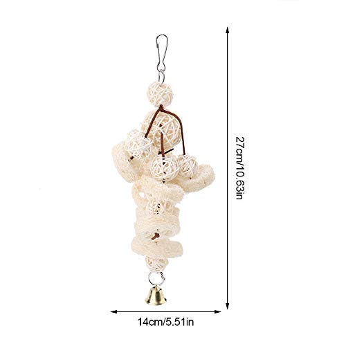 Bird Hanging Toys Loofah pet Toys and Target Audience keywordsbirds cat Tree Chicken coop pet Toys and Target Audience keywordsbirds Parrots Standing Swing Chewing Toy Climbing Ladder Pet Parakeet