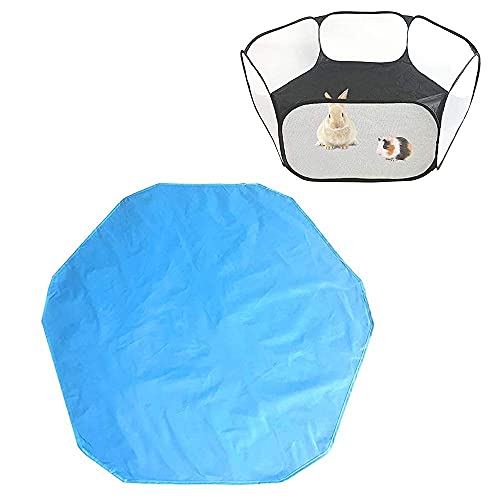 Small Animal Playpen with Waterproof Pads, Reusable Liners, Waterproof Bottom on Both Sides, Fit with Pet Tent (42.5in x 41in) Bedding for Guinea Pig, Rabbit, Hamster, Chinchilla and Hedgehog