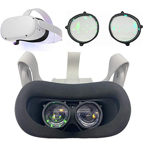 Oculus Quest 2 VR Prescription Lenses Adapter Accessories All in one Easy Installation Glasses Inserts portect Headset Customization (+0.00 to +4.00 (Need Detail Optical Prescription))