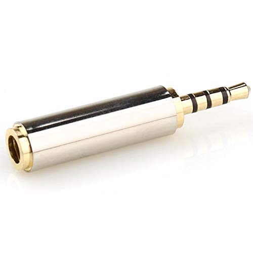 LEOU New 2.5mm Male to 3.5mm Female Audio Headphone Adapter 2 PCS (2.5M-3.5F-2PCS)