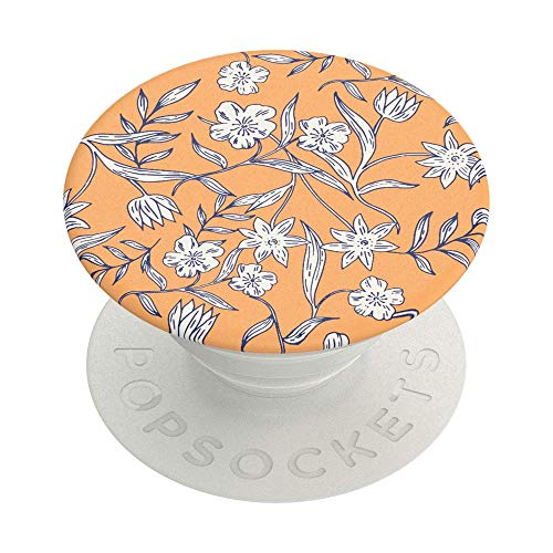 PopSockets PopGrip - Expanding Stand and Grip with a Swappable Top for Smartphones and Tablets - Botanica