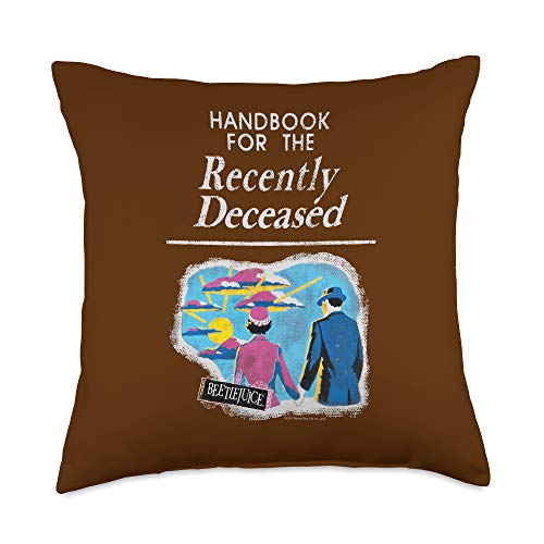 Beetlejuice Handbook Throw Pillow, 18x18, Multicolor