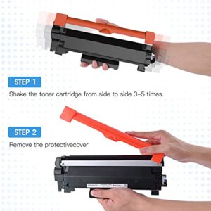 TN760 Compatible Toner Cartridge Replacement for Brother TN-760 TN730 to Use with HL-L2350DW HL-L2390DW DCP-L2550DW HL-L2370DW HL-L2395DW MFC-L2710DW,Page Yield Up to 6000（2Pack）