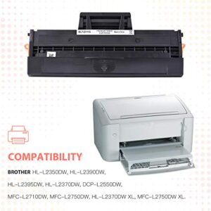 TN760 Compatible Toner Cartridge Replacement for Brother TN-760 TN730 to Use with HL-L2350DW HL-L2390DW DCP-L2550DW HL-L2370DW HL-L2395DW MFC-L2710DW,Page Yield Up to 6000（2Pack）