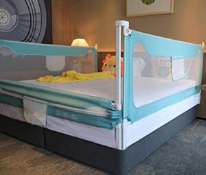 u/d bed rails for toddlers - extra long and tall specially designed for twin, full, queen, king (79in(200cm))-1side