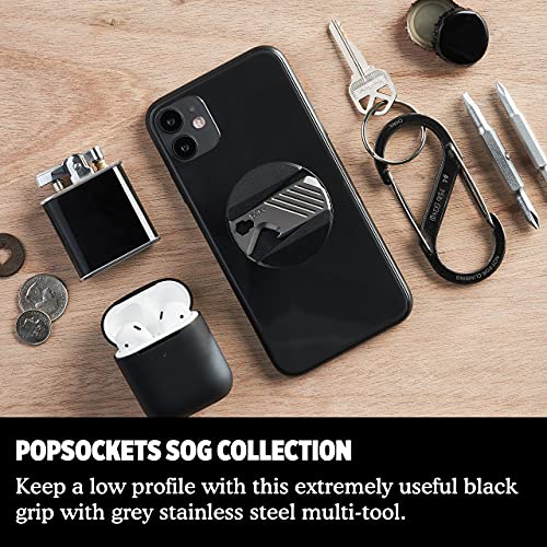 PopSockets: PopGrip SOG Multi Tool - Black, for smartphones