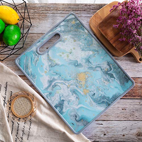 FUN LAVIE Cutting Board For Kitchen Starry sky pattern chopping board BPA Free Decorative Gift 14 x 11.8 Inches Style C