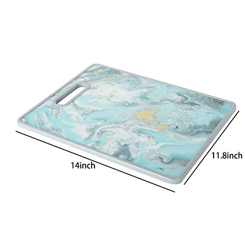 FUN LAVIE Cutting Board For Kitchen Starry sky pattern chopping board BPA Free Decorative Gift 14 x 11.8 Inches Style C