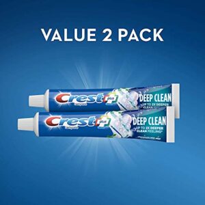 Crest Complete Plus Deep Clean 5.4 oz, Value 2 Pack - 2 Count (4 Total Tubes)