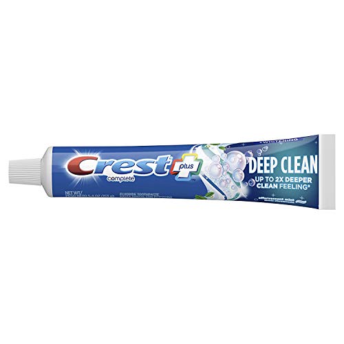 Crest Complete Plus Deep Clean 5.4 oz, Value 2 Pack - 2 Count (4 Total Tubes)