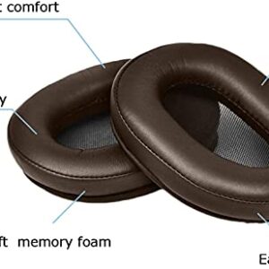 MDR-1A Earpads Replaceable Earmuffs Ear Pad Ear Cushion Repair Parts are Compatible with Sony MDR-1A/1A-DAC /1A-BT Headphones（Dark Brown）