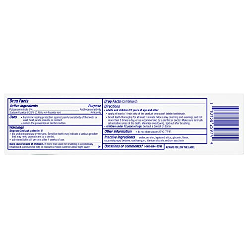 Sensodyne Pronamel Mineral Boost Enamel Toothpaste for Sensitive Teeth, to Replenish Minerals and Strengthen Enamel, Peppermint - 4 Ounces