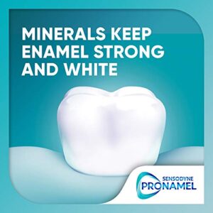 Sensodyne Pronamel Mineral Boost Enamel Toothpaste for Sensitive Teeth, to Replenish Minerals and Strengthen Enamel, Peppermint - 4 Ounces