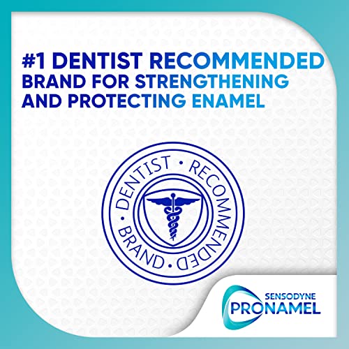 Sensodyne Pronamel Mineral Boost Enamel Toothpaste for Sensitive Teeth, to Replenish Minerals and Strengthen Enamel, Peppermint - 4 Ounces