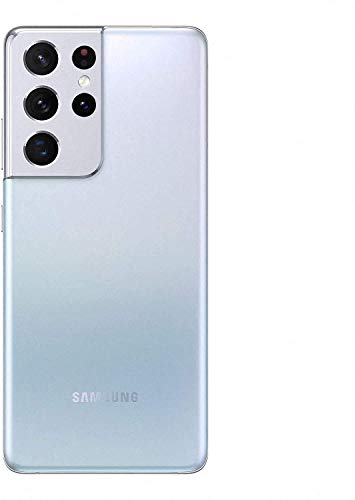 Samsung Galaxy S21 Ultra 5G SM-G998B/DS 256GB 12GB RAM Factory Unlocked (GSM Only | No CDMA - not Compatible with Verizon/Sprint) International Version - Phantom Silver