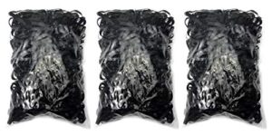 horse rubber bands for mane & tail braiding 1500 pcs black