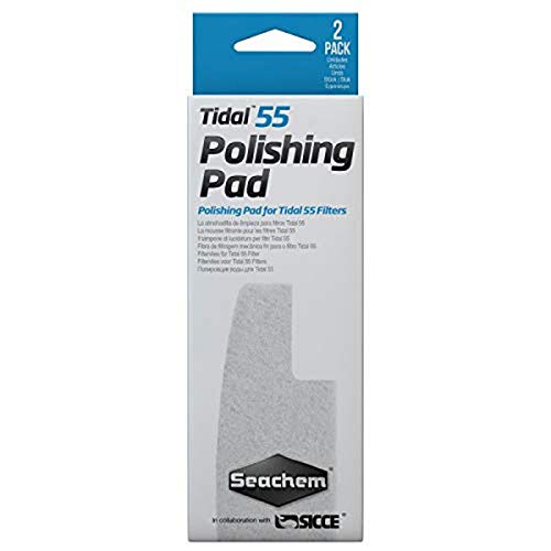 Seachem Tidal 55 Polishing Pads (2 Pack),white