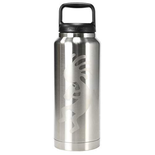 Aquapelli Vacuum Insulated Water Bottle, 34 Ounces, Stainless Steel