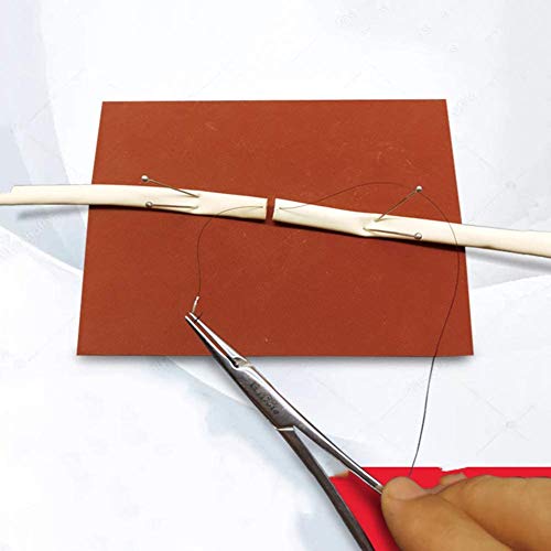 LMEIL Microscopy Surgical Vascular Anastomosis Suture Practice Model Training Tool Model Or Nurse, Medical Students Training Practice Pad,Does Not Easily Break