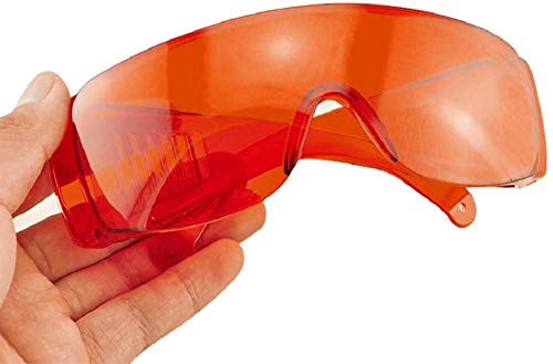 FveBzem Dental Lab Safety Glasses Dental Eyewear for Teeth Whitening Light Anti-Fog Safety Goggles Eye Shield Safety Glasses LED Protective Goggle, Perfect for Construction, Shooting, Lab Work