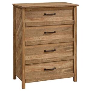 Home Square 4 Piece Bedroom Set with Dresser Chest and 2 Nightstands in Sindoori Mango