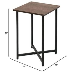 AZL1 Life Concept Modern Square Side End Accent Table for Living Room Bedroom Balcony Family and Office