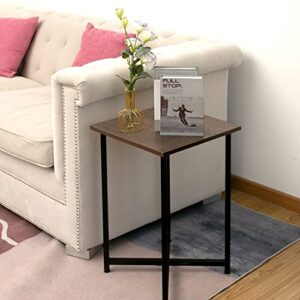 AZL1 Life Concept Modern Square Side End Accent Table for Living Room Bedroom Balcony Family and Office