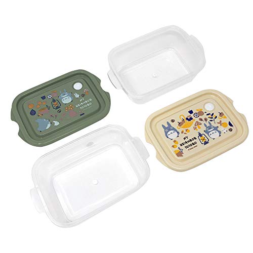 Studio Ghibli Bento Box - My Neighbor Totoro - KURASHI - Set of 16oz Japanese Lunch Box (Totoro Kurashi 2pieces Bento, Non-Woven Fabric Bag)