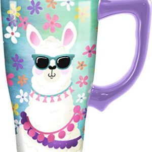 Spoontiques Llama Ceramic Travel Mug