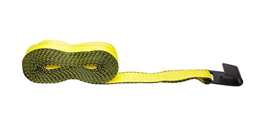 Mytee Products (8 Pack) 2" X30' Winch Straps w/Flat Hook, WLL 3335, Flatbed Tie Down Strap