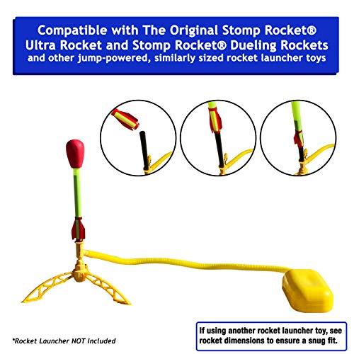 Stomp Rocket Refills for Kids - Toy Rocket Launcher Refill Kit - Air Blast Foam Rockets for Toddlers and Children - Rockets Foam Replacement - Toddler Air Blaster Toys - Ideal Kids Gifts (6 Pack)