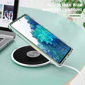 luolnh Galaxy S20 FE Case,Samsung Galaxy S20 FE Marble Case,Brilliant Cute Design Shockproof Flexible Soft Silicone Rubber TPU Bumper Cover Skin Phone Case for Samsung S20 FE -Abstract Mint